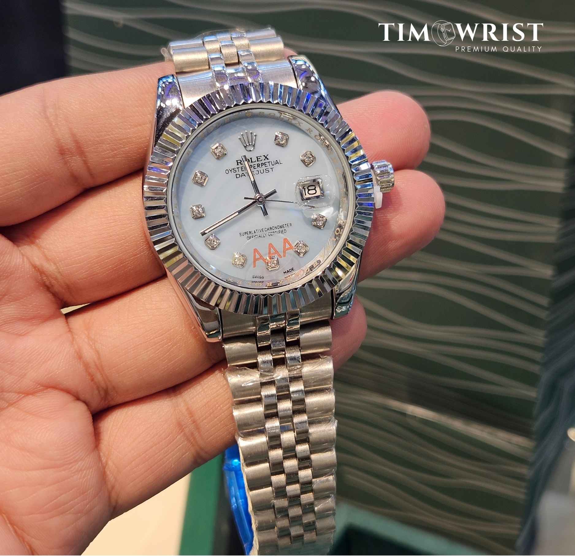 RLX Date Just | Silver Chain | Classic Dial | High Grade Watch – Tim Wrist