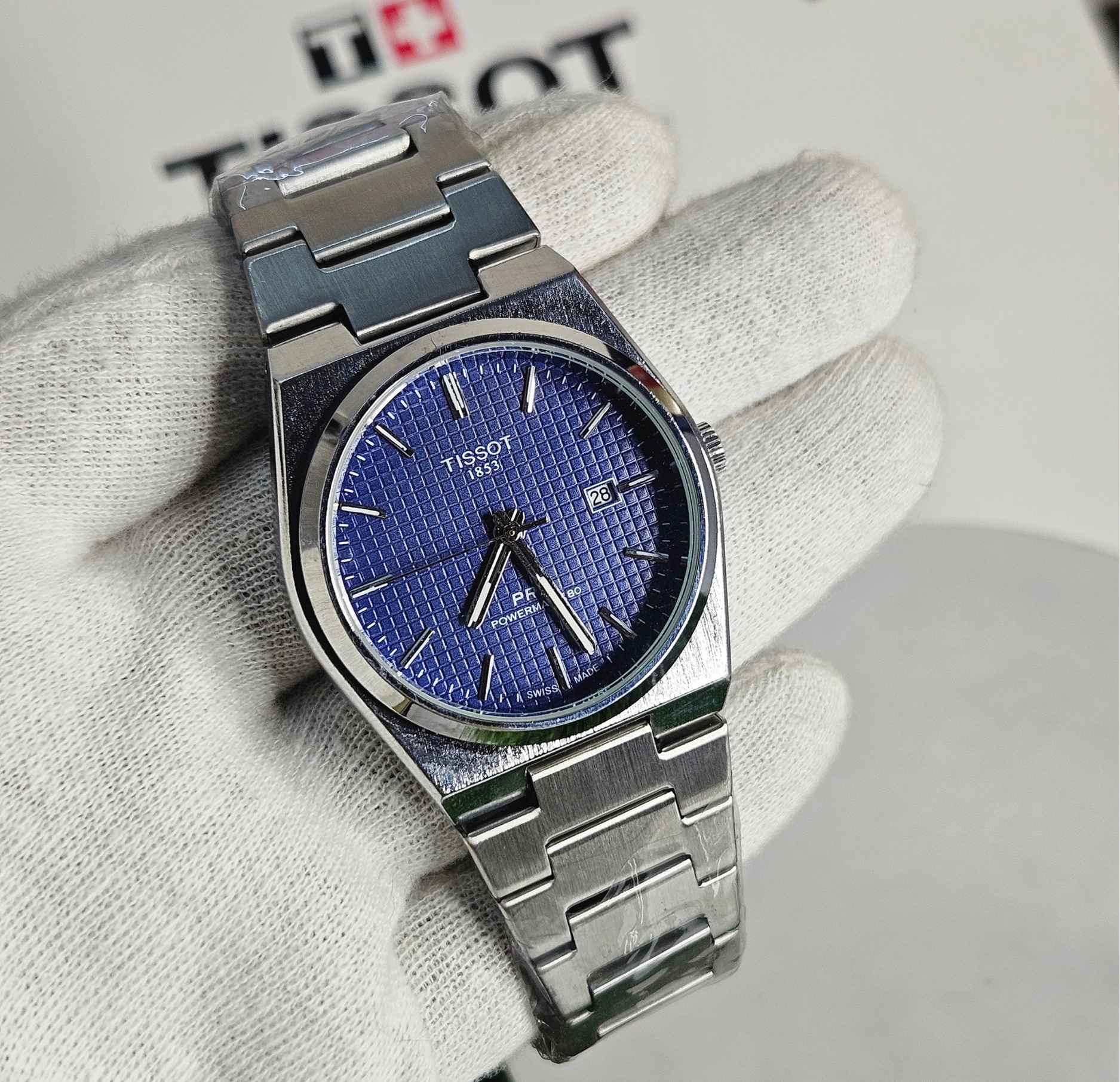 Premium Quality Tissot PRX Master Quality Blue-Dial Edition – Tim Wrist